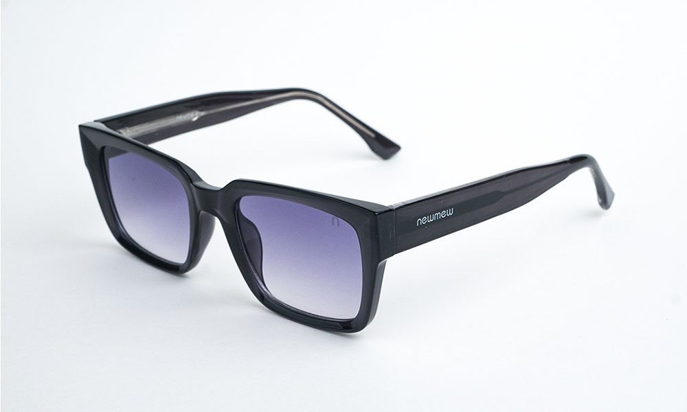 Grey Square Gradient Sunglass | Newmew Women's Collection