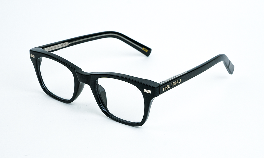 Black Blue Cut Eyeglass | Flexible TR90 Computer Eyeglasses