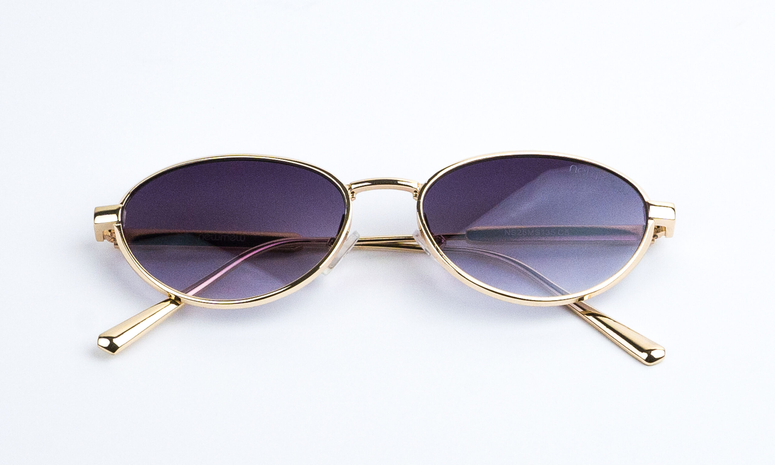 Golden Retro Metal Sunglass | Shop Stylish Newmew Shades